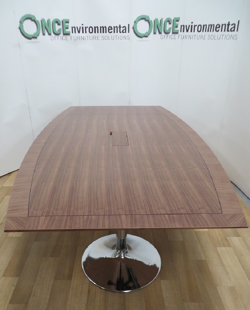 Used Tables Eborcraft Immaculate Zenith Boardroom Table 2400L x 1100 x 1400 x 1100W