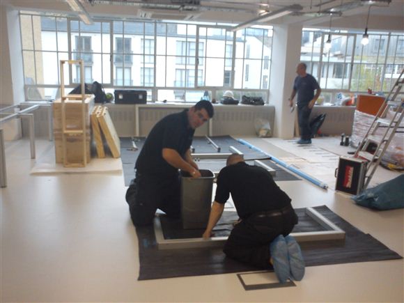 used office furniture, dai europe installation